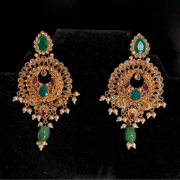 Salwar Kameez | Jewelry | Indian Pakistani Gold Necklace Set | Poshmark